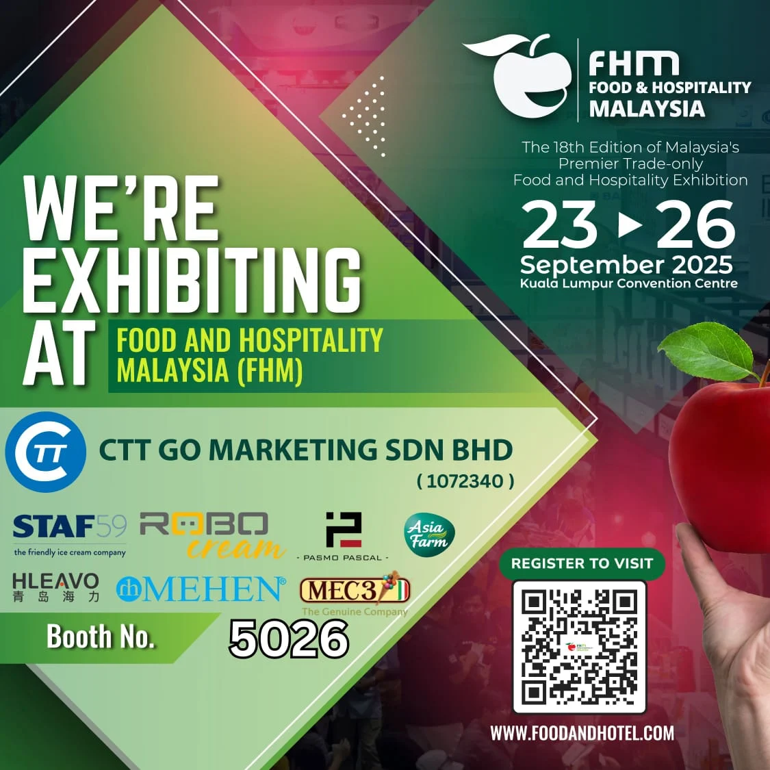 🌟 Invitation to Food & Hospitality Malaysia 2025 🌟 - CTT Go Marketing ...